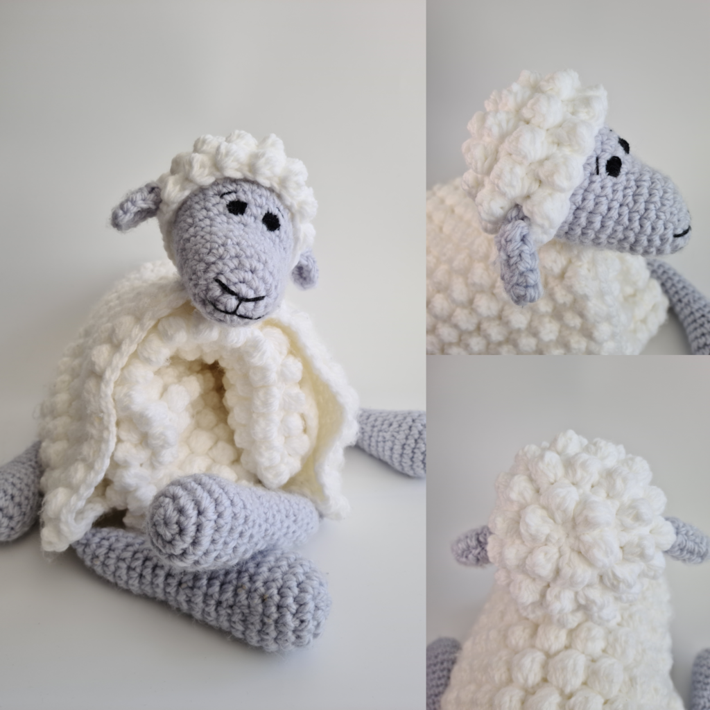 Cuddle and Play Sheep Baby Blanket Crochet Pattern – Crochet Arcade