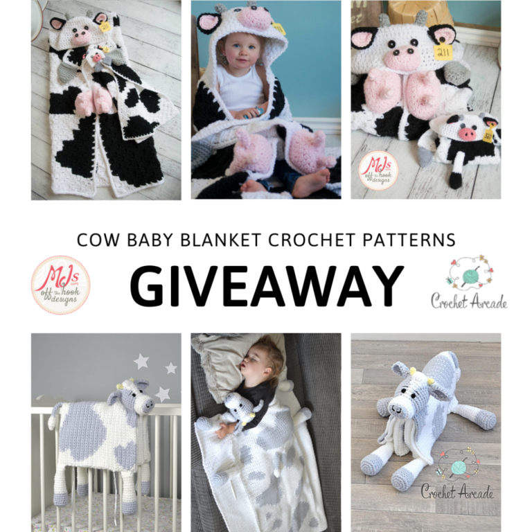 Moo Instagram Giveaway Cow Blanket Crochet Patterns – Crochet Arcade