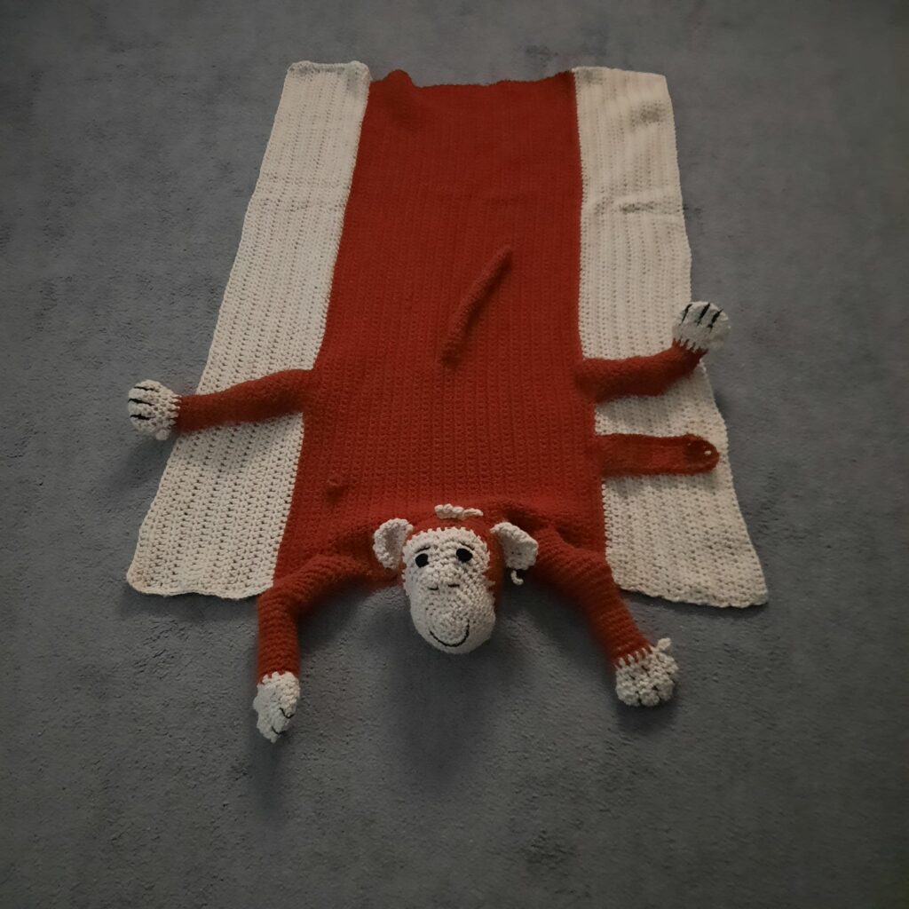 Cuddle and Play Crochet Monkey Blanket – Crochet Arcade